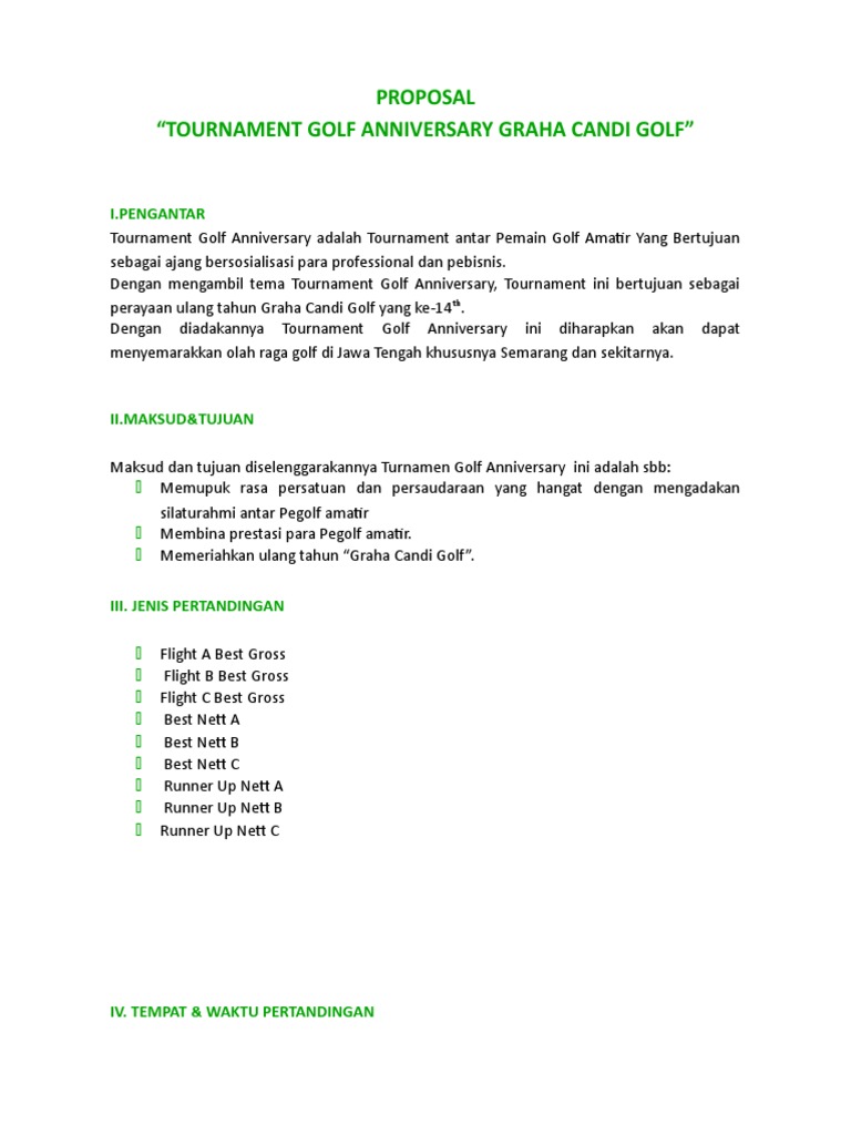 Contoh Proposal Event | PDF