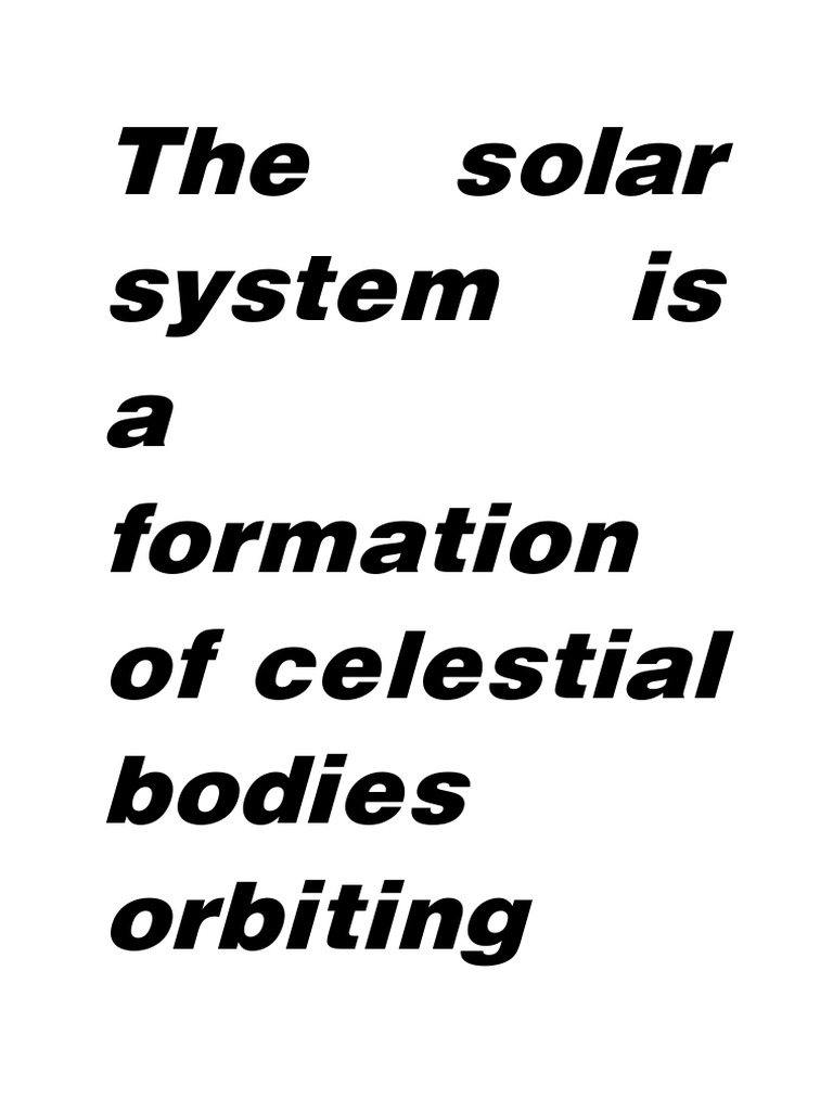 Sistema Solar Ingles | PDF