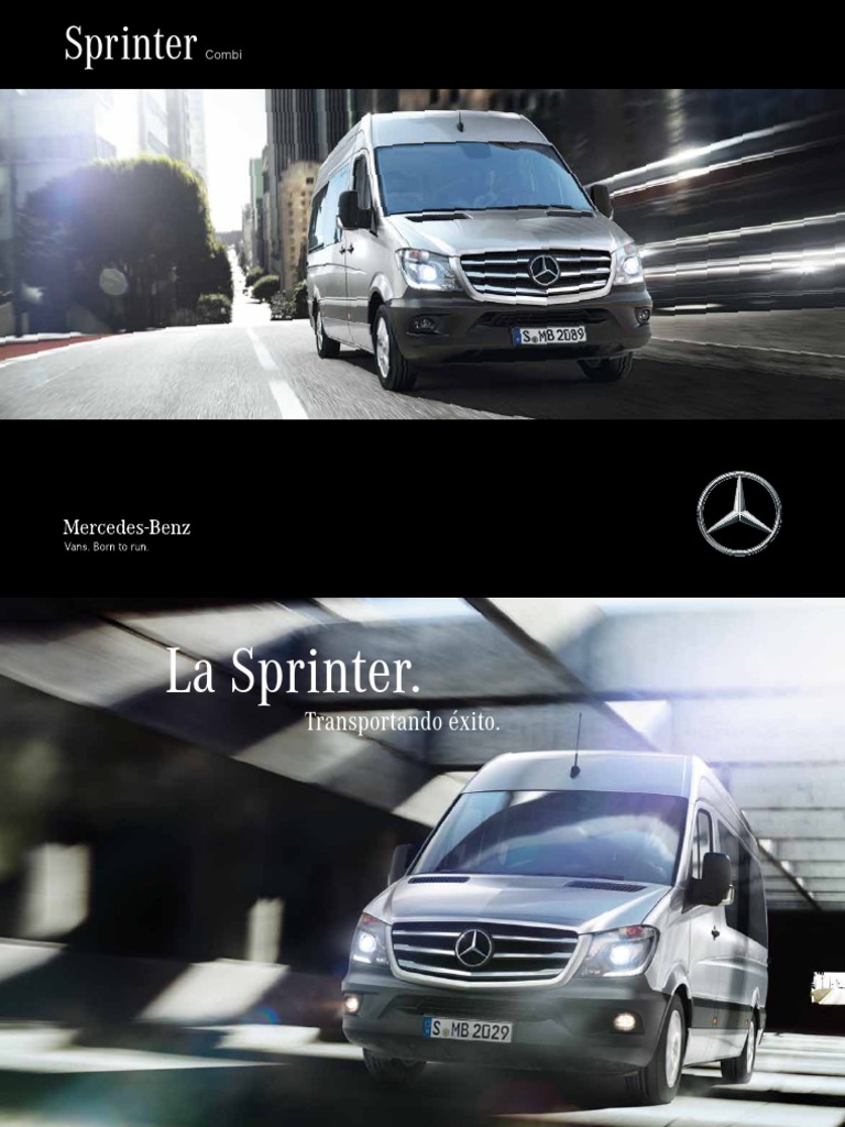 Sprinter Kombi Update 2016 04 ESP EMB | PDF | Tracción en las cuatro ...