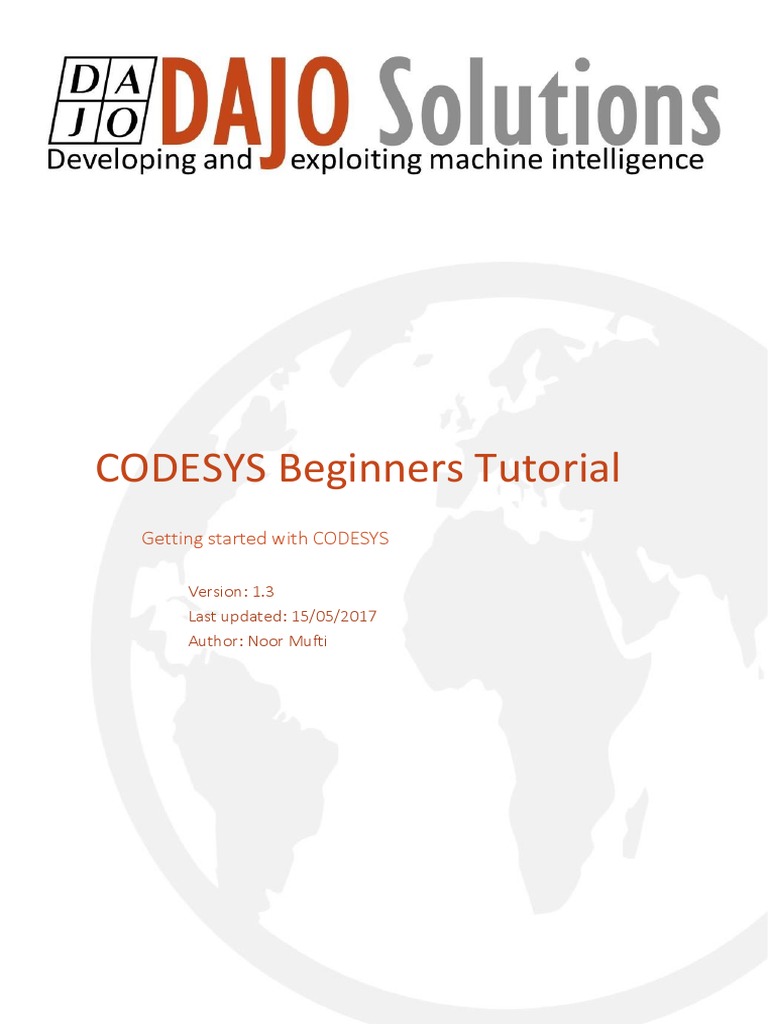 CODESYS Beginners Tutorial: Getting Started With CODESYS | PDF