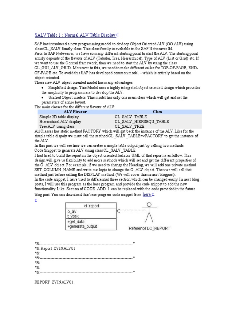 Add Custom Pf Status And Layout To Alv Table Pdf Class Computer Programming Method 