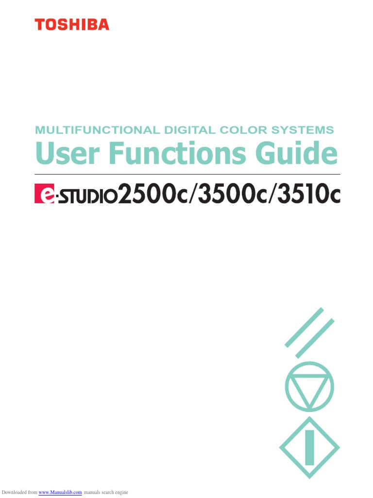 User Functions Guide: Multifunctional Digital Color Systems | PDF | Microsoft Windows | Fax