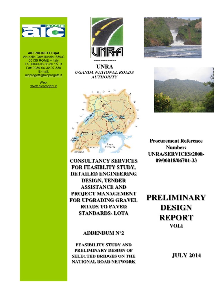 Preliminary Design Report VOL I | Download Free PDF | Road | Deep ...