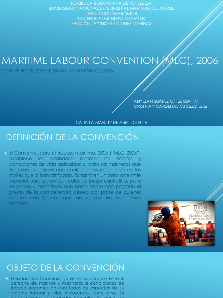 Maritime Labour Convention (MLC), 2006 | PDF | Gobierno