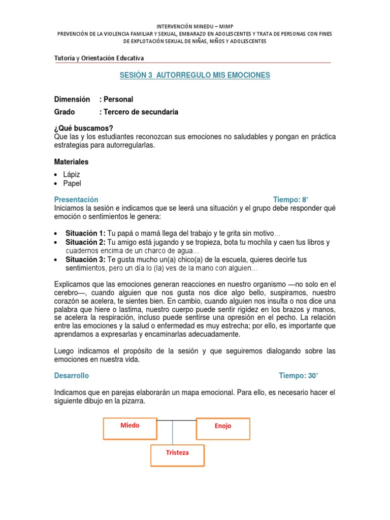 Autorregulación Emocional en Adolescentes | PDF | Ira | Las emociones