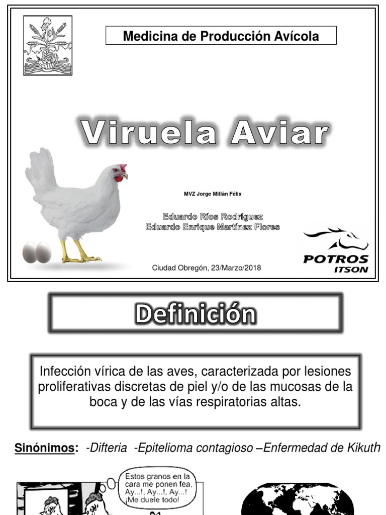 Viruela-aviar | Influenza aviar | Influenza