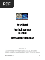 Hotel Operating Manuals & Standard Operating Procedures "Sop.S | PDF ...