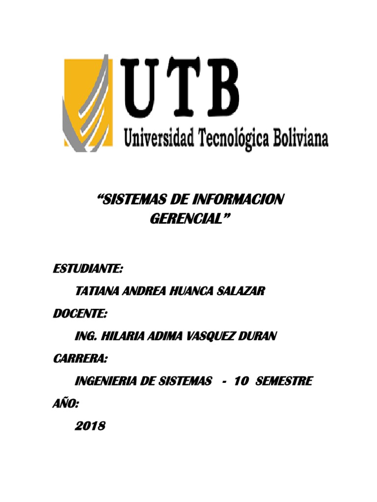 Caratula Utb | PDF