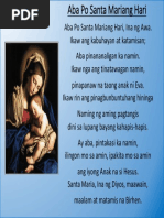 Panalangin NG Pagsisisi | PDF