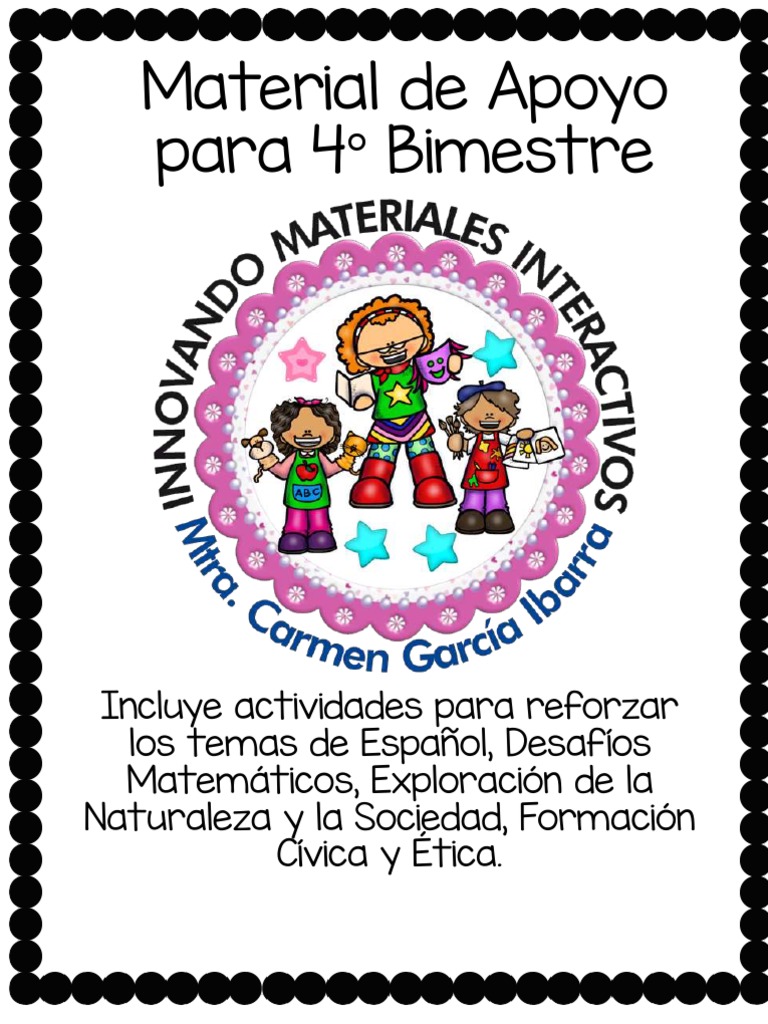 Material de Apoyo Primer Grado, Cuarto Bimestre | Lengua española ...