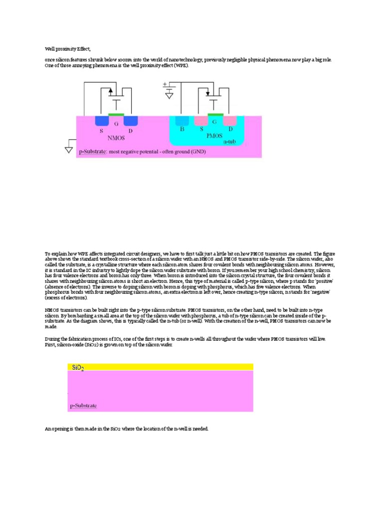 Well Proximity Effect | Mosfet | Field Effect Transistor