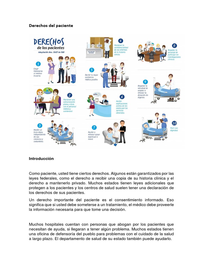 Derechos Del Paciente | PDF | Enfermería | Moralidad