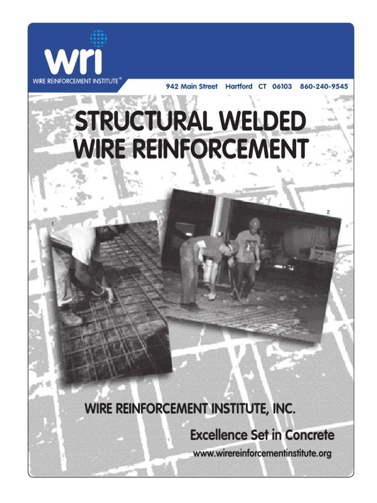 Welded Wire Reinforcement Manual of Standard Practice | PDF | Ultimate ...