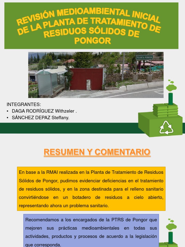 Pongor Final | PDF | Vertedero | Residuos