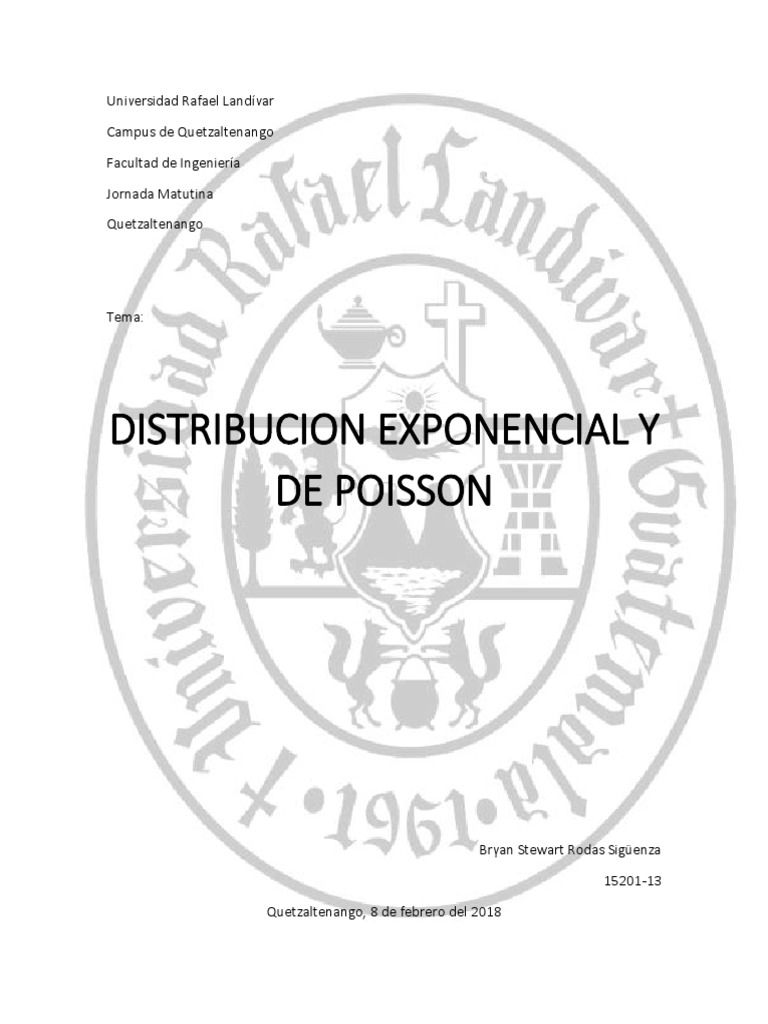 Poisson y Exponencial | PDF