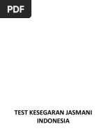 Panduan Tes Kebugaran Pelajar Nusantara (TKPN) | PDF