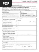 NF-3 Form for No-Fault Claims | PDF | Assignment (Law) | Fraud