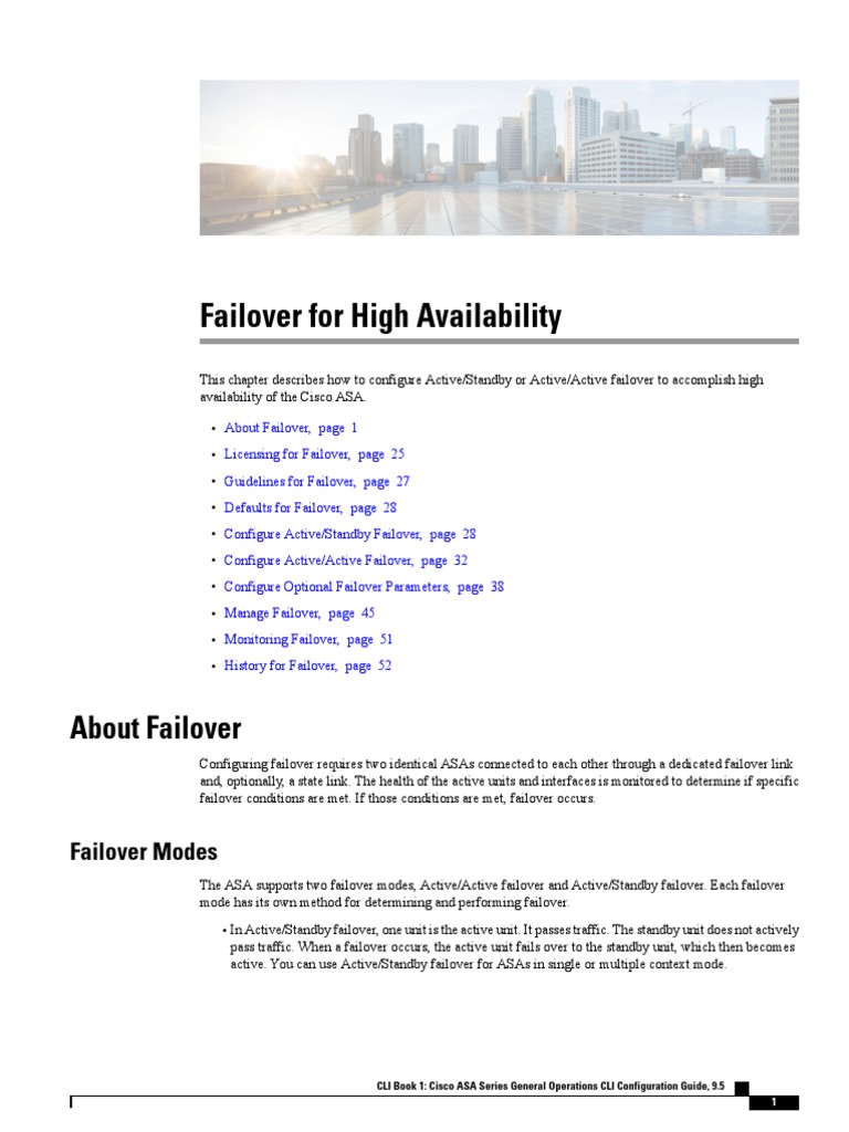 Ha Failover Pdf Network Switch I Pv6