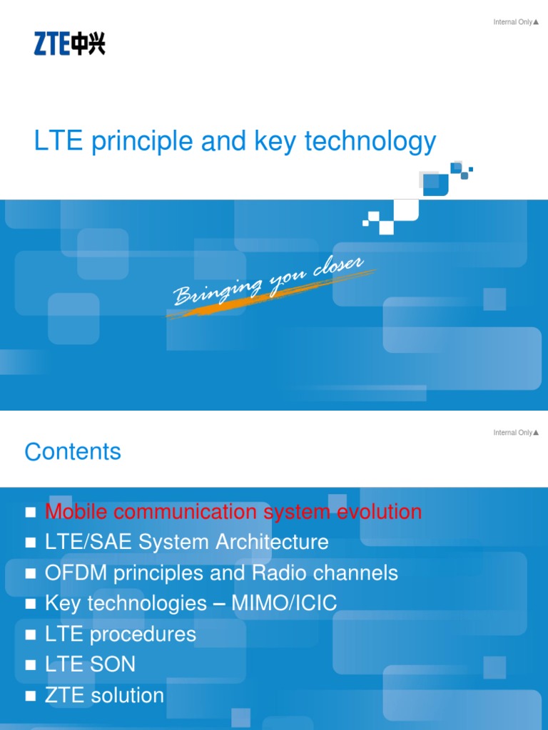 LTE NPO LTE Principle | PDF | Lte (Telecommunication) | High Speed Packet Access
