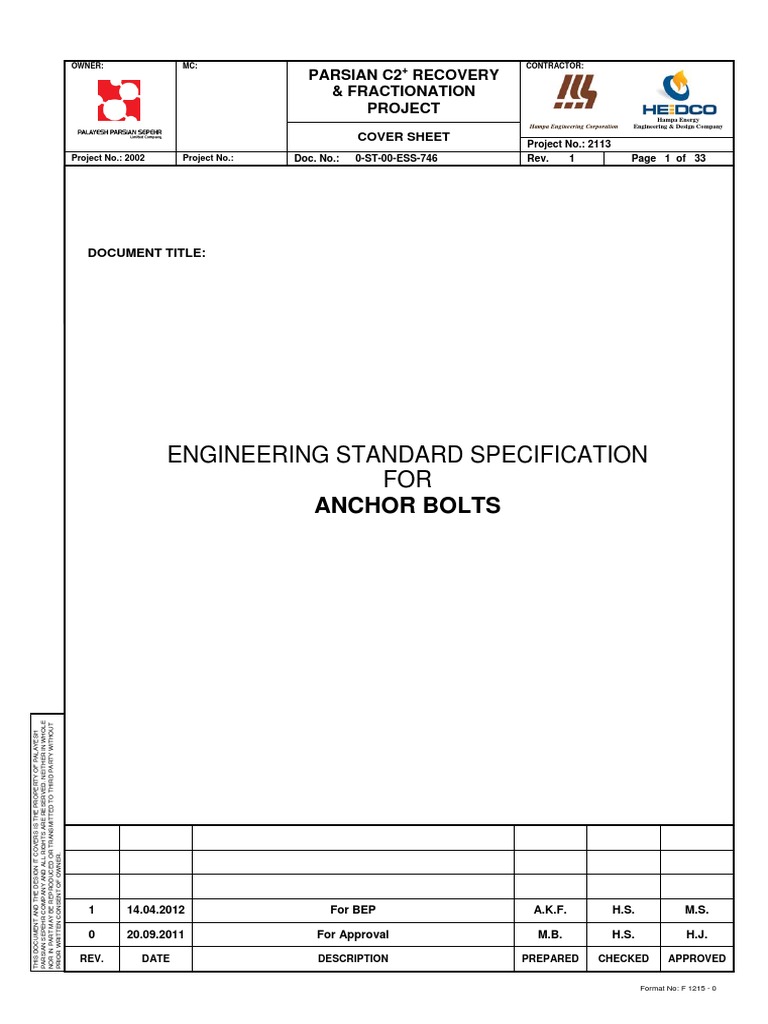 Anclajes ASTM F1554 Anchor Bolts | PDF | Screw | Structural Steel