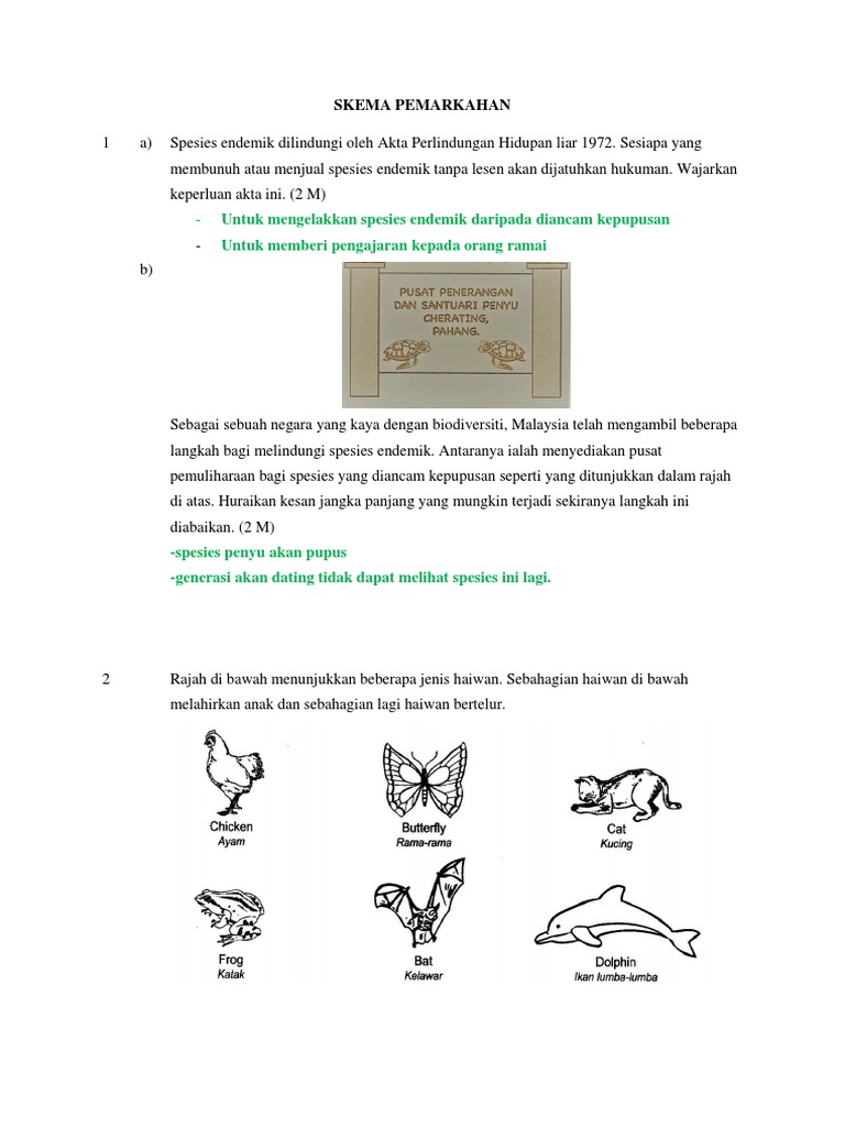 Skema Pemarkahan | PDF