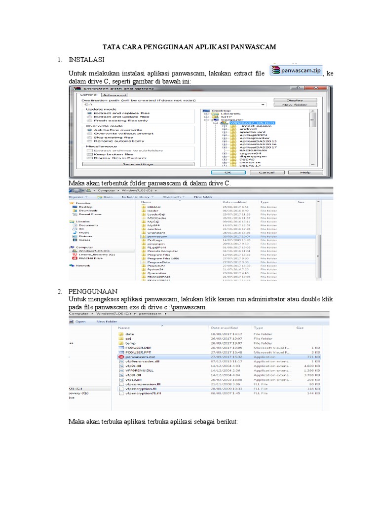 Panduan Instalasi dan Penggunaan Panwascam | PDF | Pengelolaan Keuangan & Uang