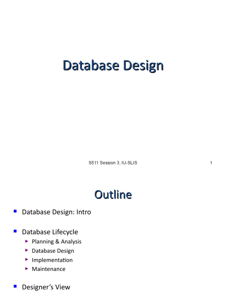 Database Design | PDF | Conceptual Model | Data Model