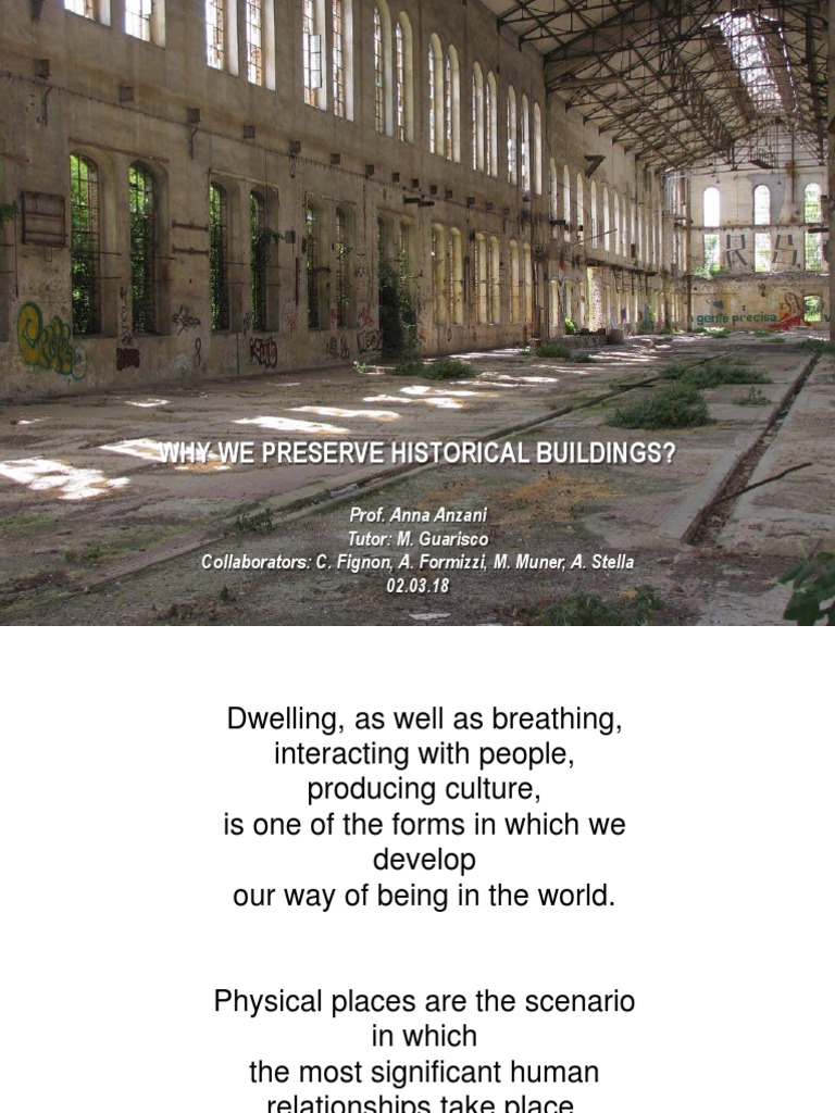 Preserving Historical Buildings: Exploring the Importance of Memory ...