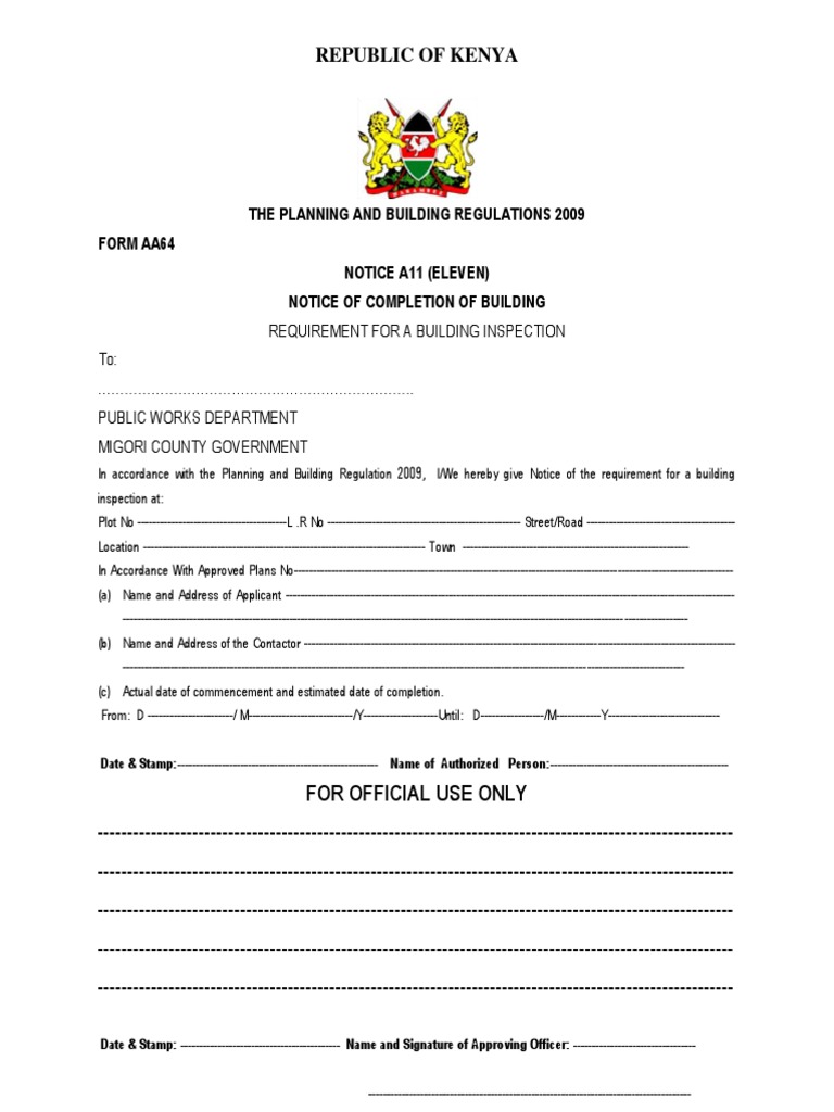 Completion Notice | PDF | Government Information | Government