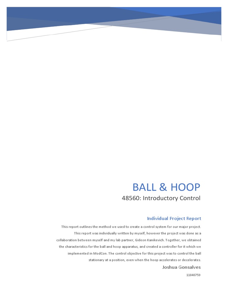 Controller Design For A SISO System | PDF | Control Theory | Systems ...