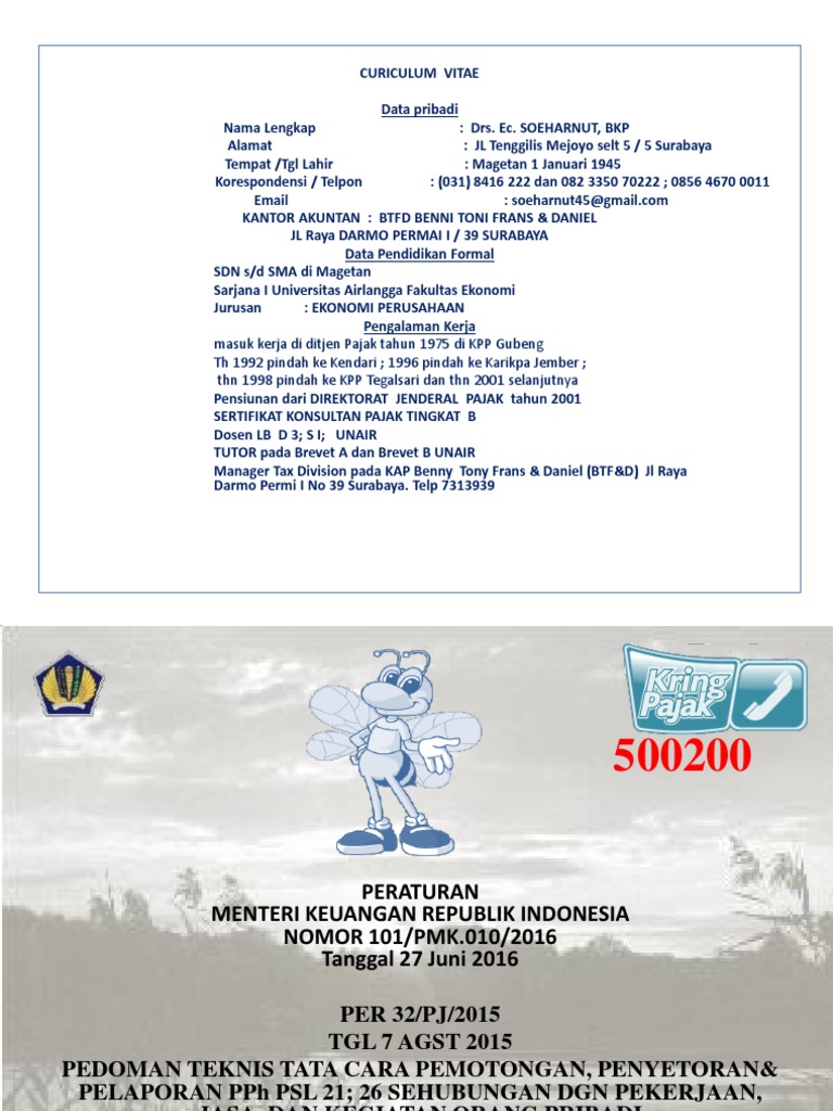 PSL 21 PTKP TH 2016 & Contoh THN 2016 | PDF