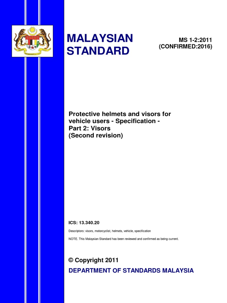 MS 1064 Part 2 | Standardization | Malaysia