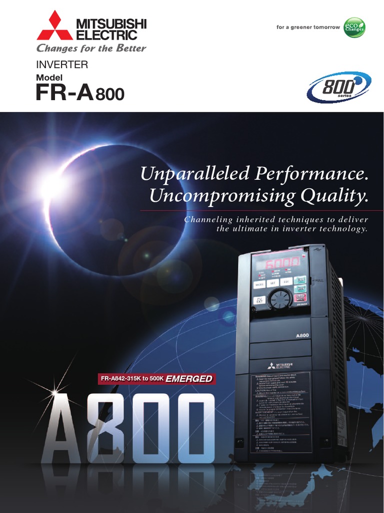 Catalog of Inverter A800 | PDF | Power Inverter | Power Supply