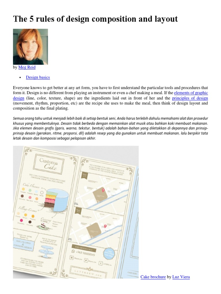 The 5 Rules of Design Composition and Layout (Bahasa) | PDF | Komposisi ...