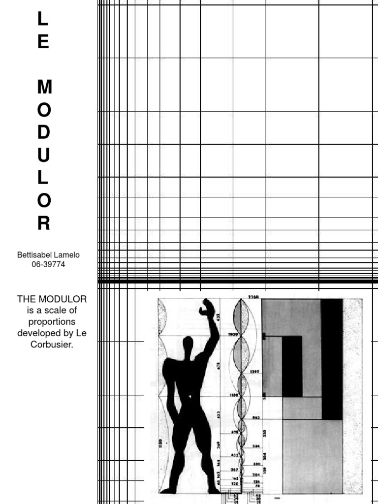 Le Modulor | PDF | Teaching Mathematics | Science