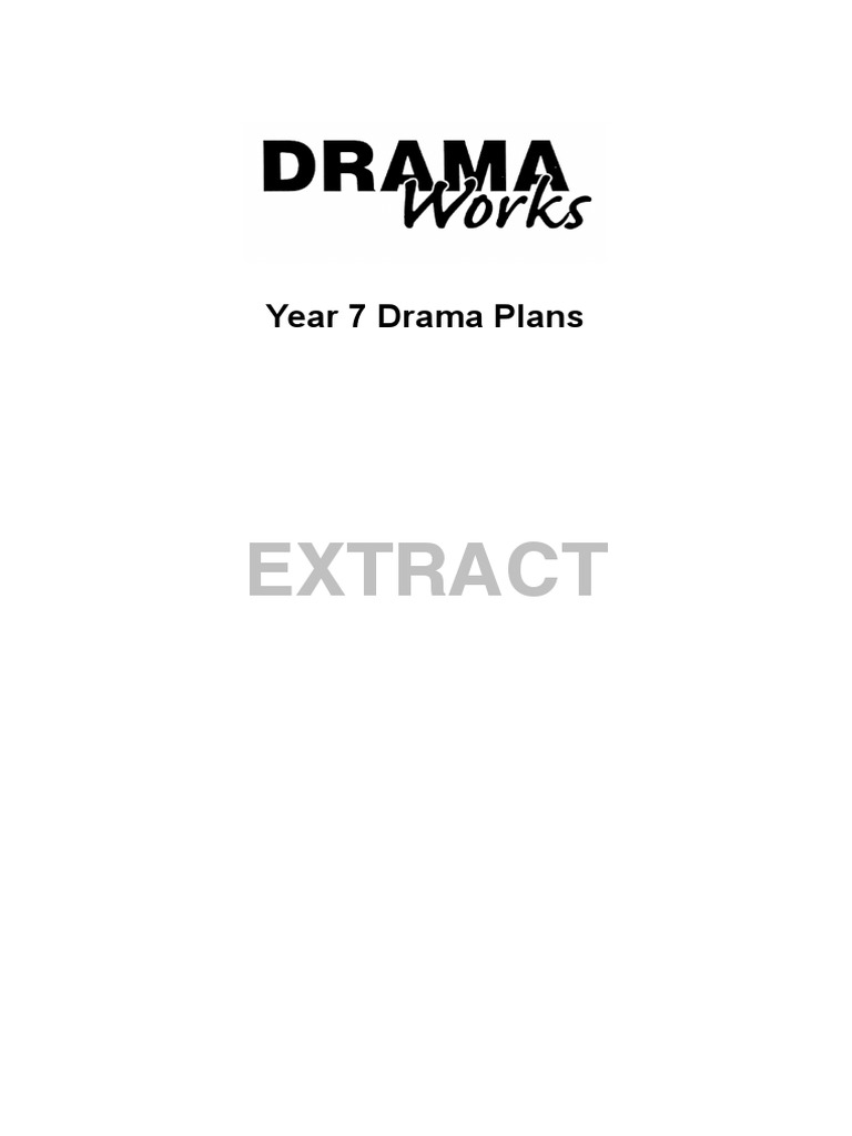Extract: Year 7 Drama Plans | PDF | Ventriloquism | Acting