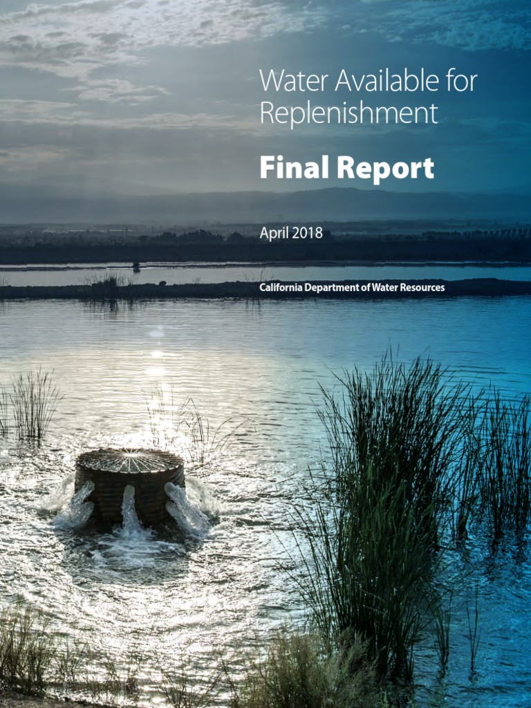 Water Available For Replenishment - Final Report | PDF | Groundwater ...