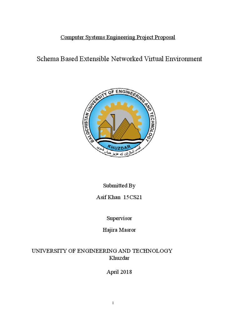 Schema Based Extensible Networked Virtual Environment: Computer Systems Engineering Project ...
