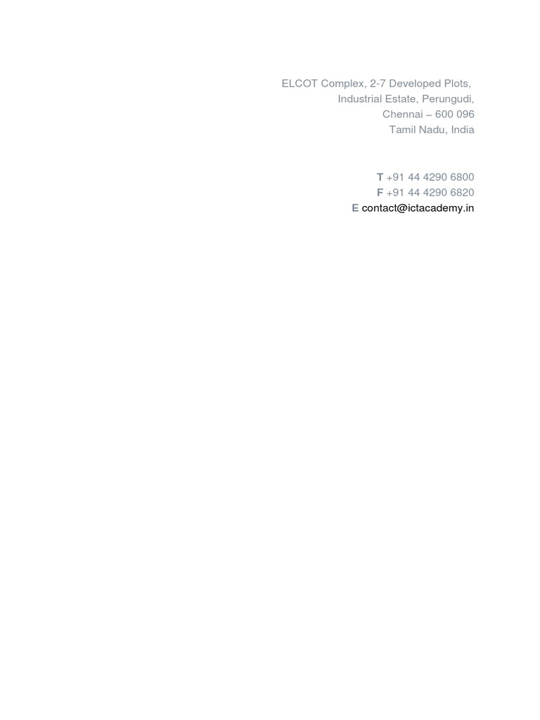 ELCOT Complex, 2-7 Developed Plots, Industrial Estate, Perungudi ...