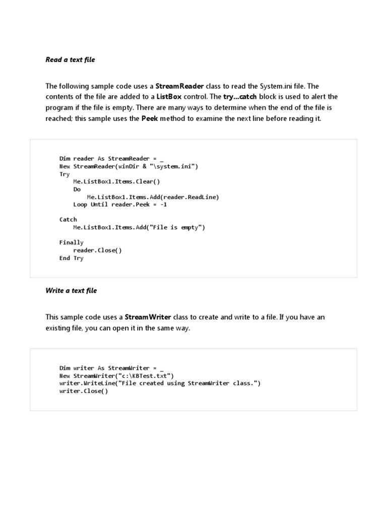Biometric Code | PDF | Visual Basic .Net | Computer File