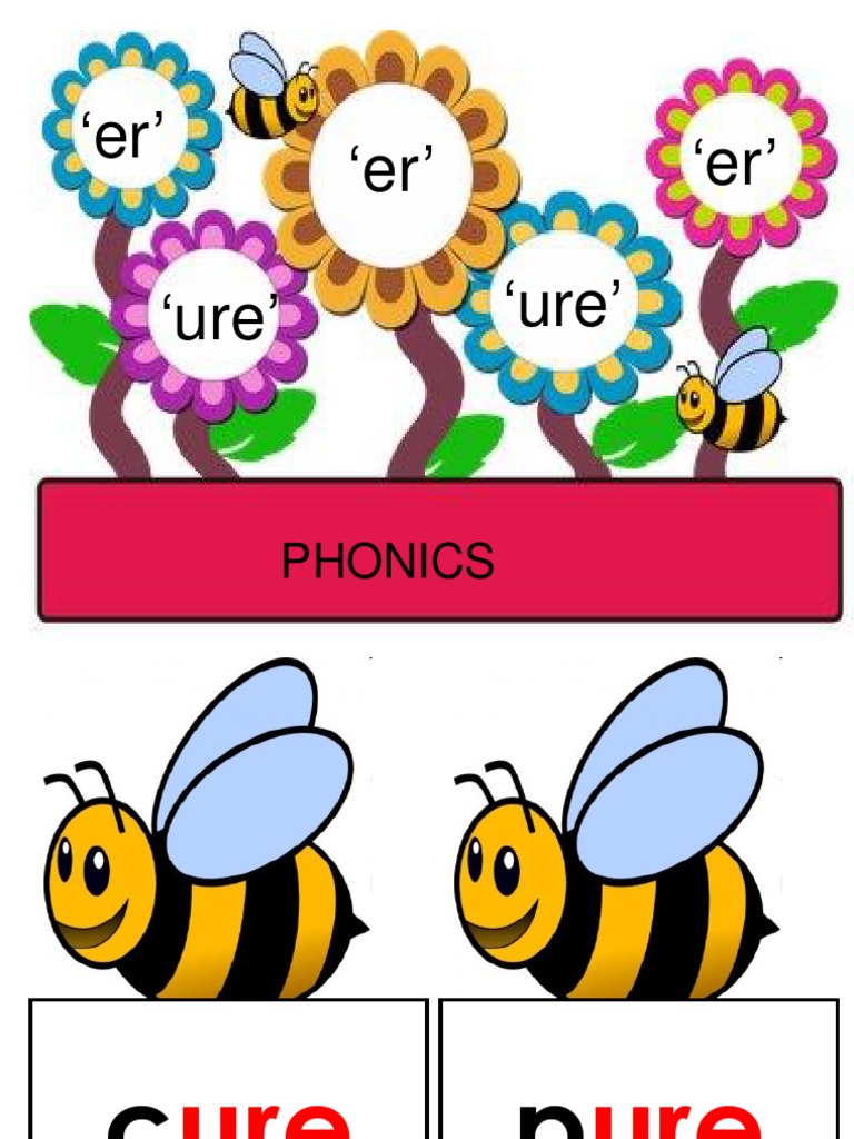 Phonics: 'er' and 'ure' Sounds | PDF
