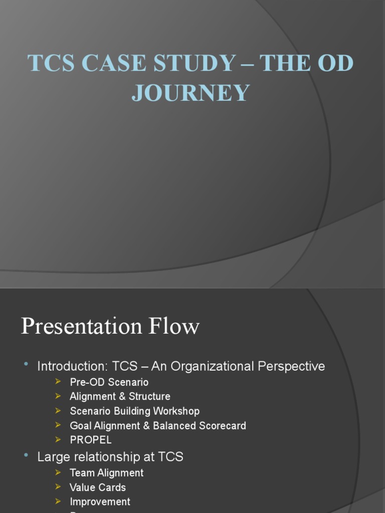 TCS Case Study - The OD Journey | PDF | Business | Cognition