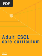 ESOL Scheme of Work Overview | PDF | English As A Second Or Foreign ...