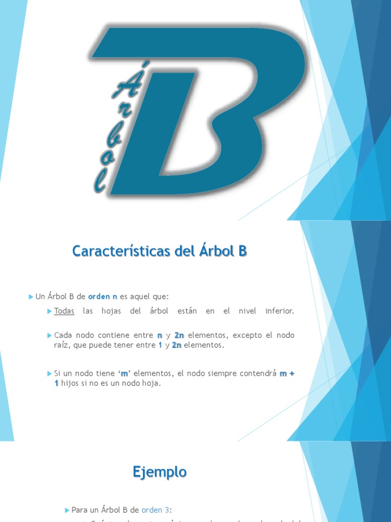 Árbol B | PDF | Algoritmos y Estructuras de Datos | Datos de computadora