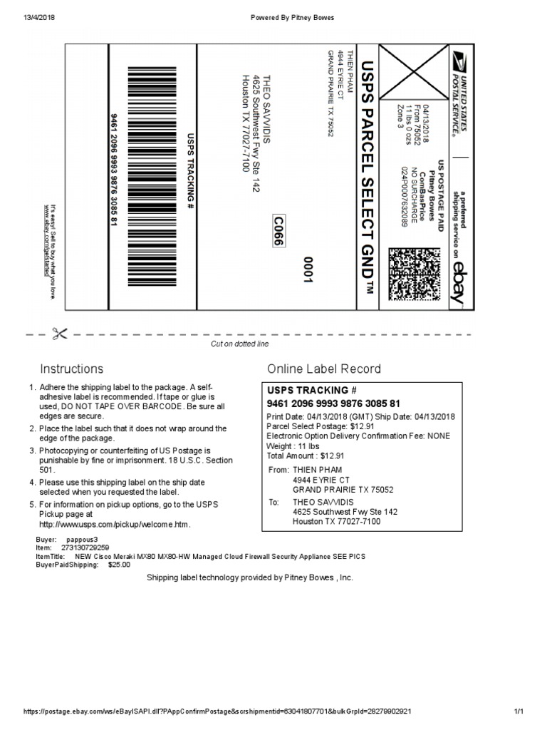 Label Cisco Mx80 | PDF