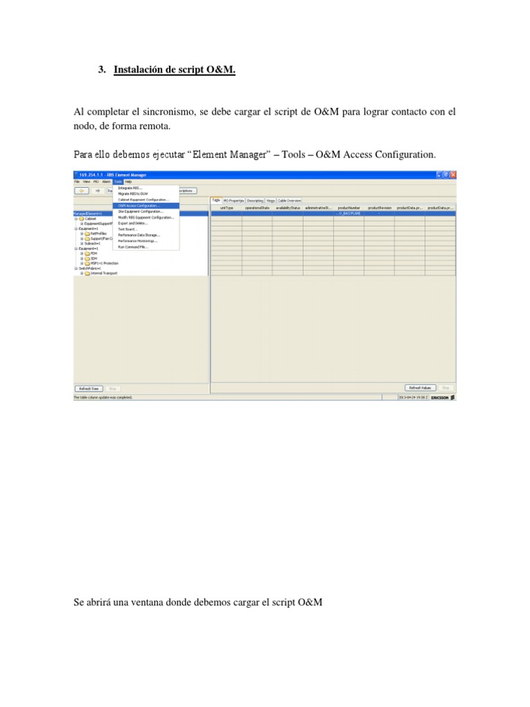 Instalación de Script Element Manager | PDF