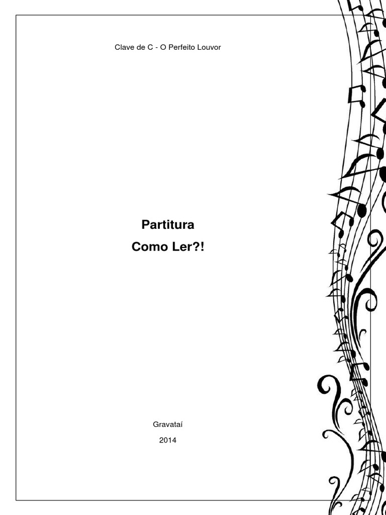 Partituras - Como Ler | PDF | Clave | Elementos da música