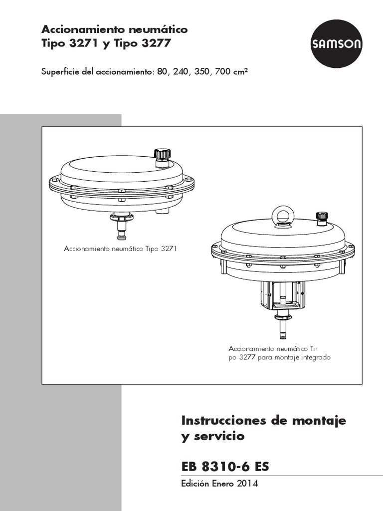 3277 (2) Samson | PDF | Tornillo | Neumático