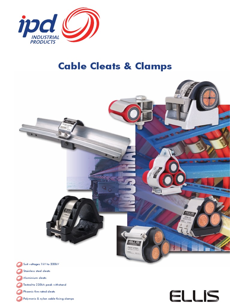 Cable Cleat Catalogue 2014 | PDF | Screw | Galvanization