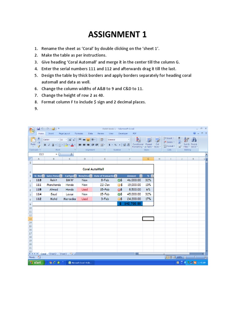 Rohit Assignment 1 | PDF